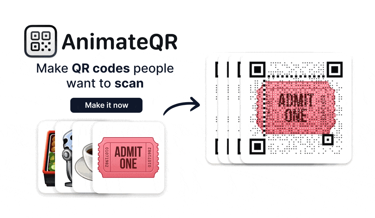 AnimateQR - Make QR codes people want to scan